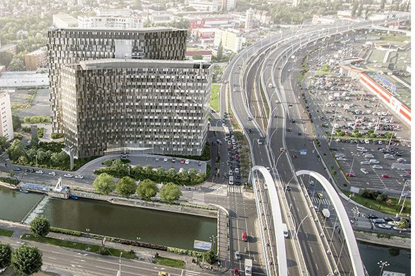 Fassade Orhideea Towers — Deutsch