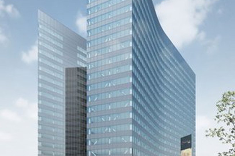 Fassade Orhideea Towers — Deutsch