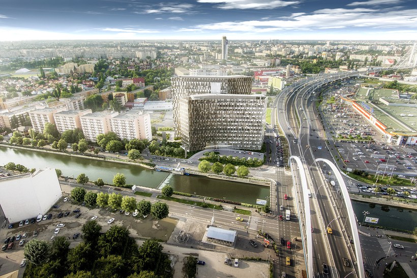 Fassade Orhideea Towers — Deutsch